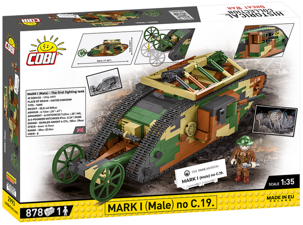 Cobi Mark 1 Tank Model - Hi Army Museum Society Store