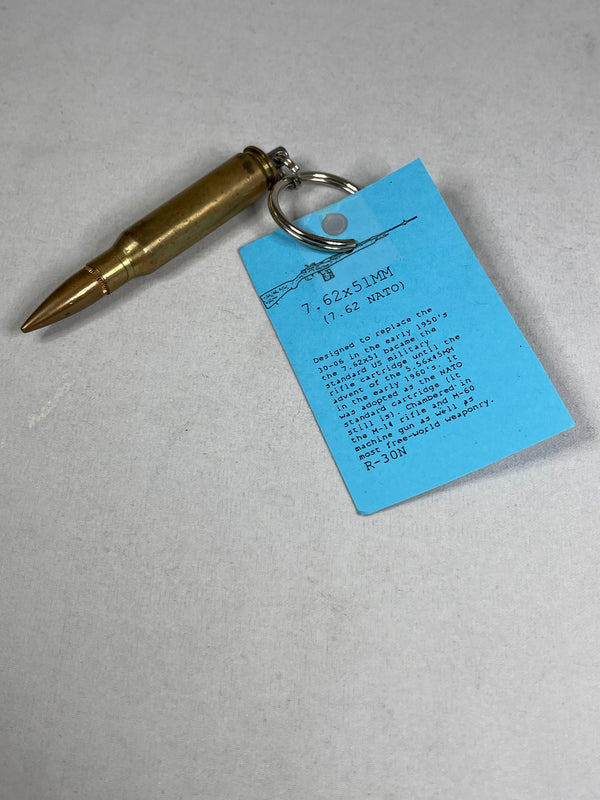 Nato 7.62x51 Keychain - Hi Army Museum Society Store