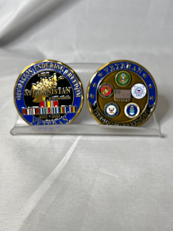 Afghanistan Challenge Coin - Hi Army Museum Society Store