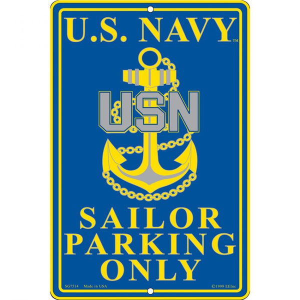 Navy Parking Sign - Hi Army Museum Society Store