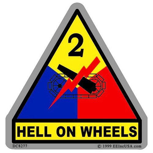 2nd Armored Division Decal - Hi Army Museum Society Store